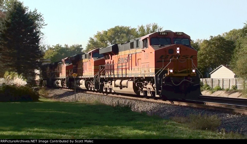 BNSF 7391, 7664, 5169 & 4532